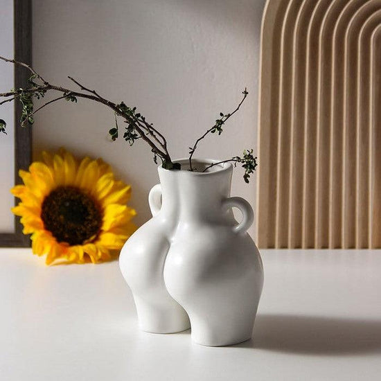 Female Body Shaped Ceramic Vase
